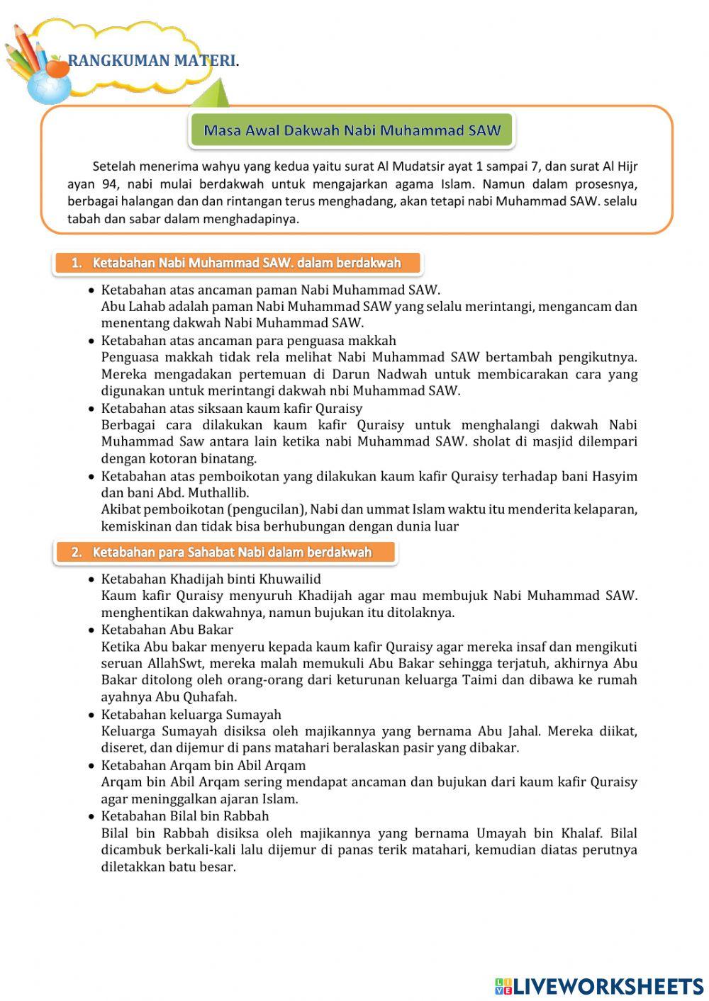 LKPD SKI Kelas … | Free Interactive Worksheets | 1362495