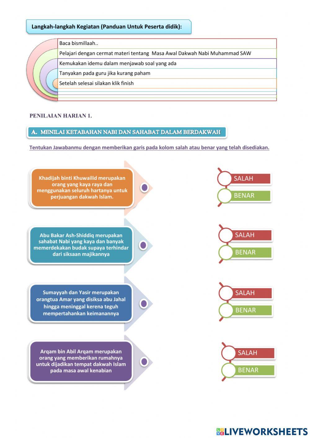 LKPD SKI Kelas … | Free Interactive Worksheets | 1362495