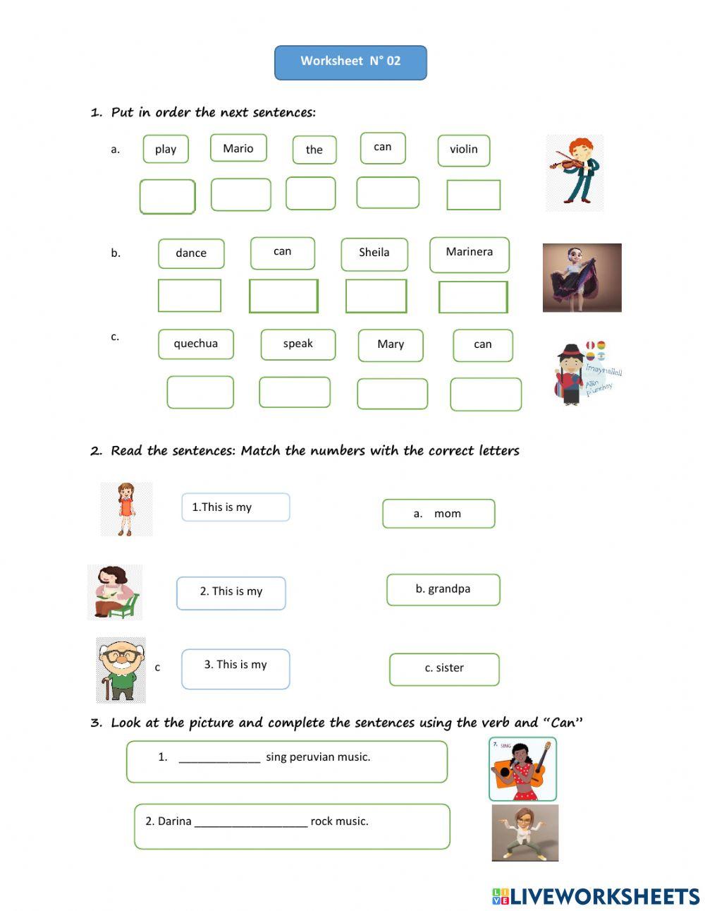 Worksheet online exercise for Third Grade | Live Worksheets