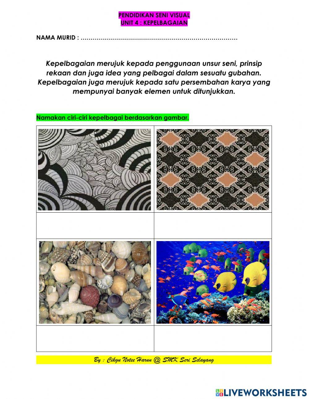 Unit 4 : Kepelbagaian 1363810 | noteeharun | Live