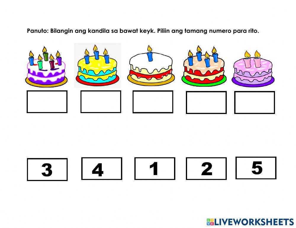 bilang ng kandila 1-5 3861953 | noemihere01 | Live