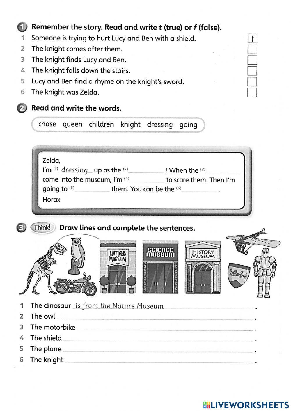Super Minds 4 -… | Free Interactive Worksheets | 5203110