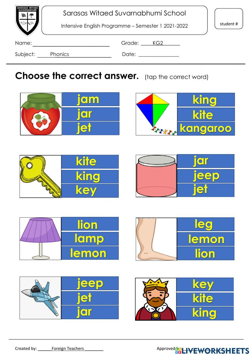 letter J, K and L activity 2 | rhonajoyp | Live