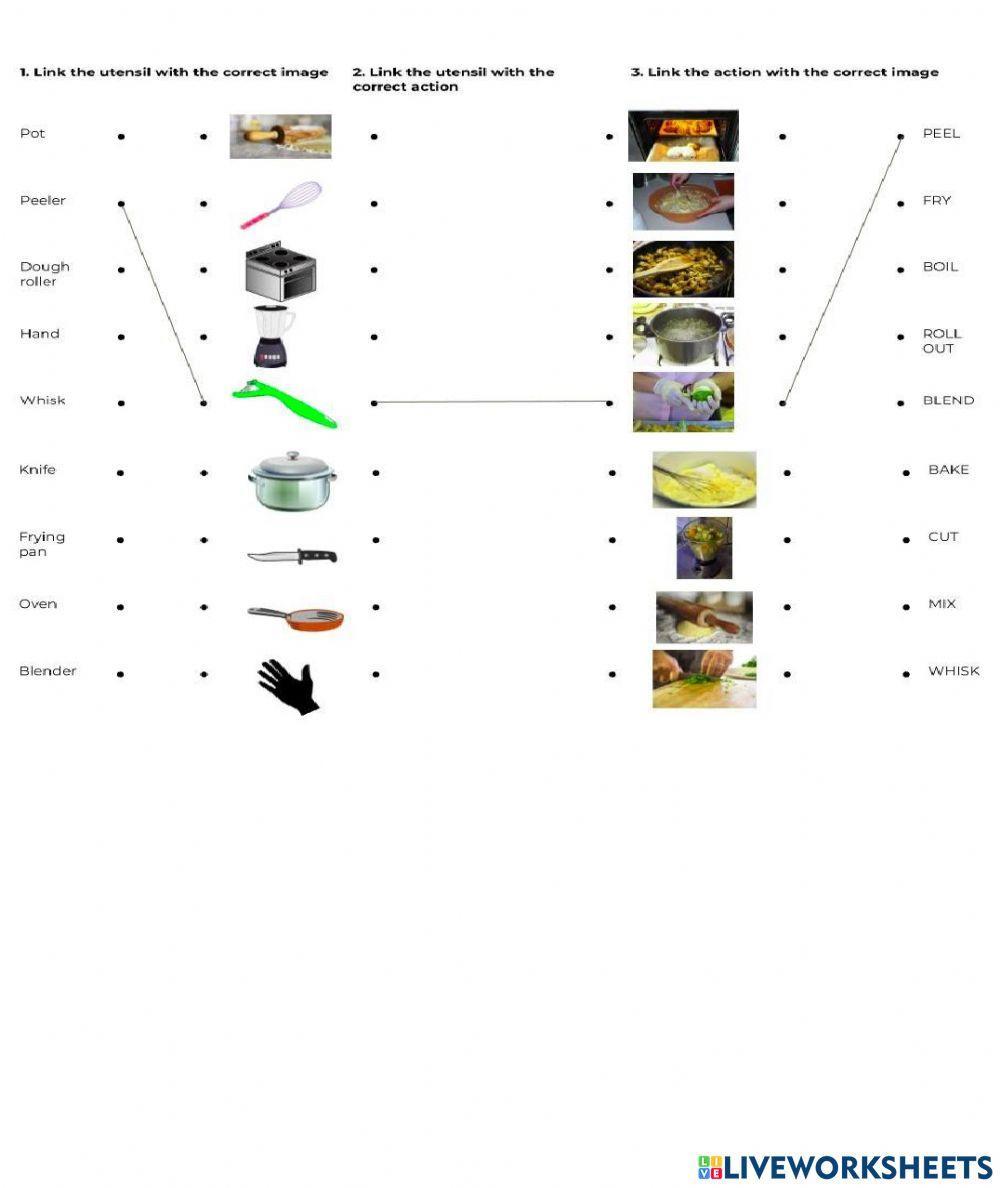 Utensils and cooking actions 1365597 | MissesE