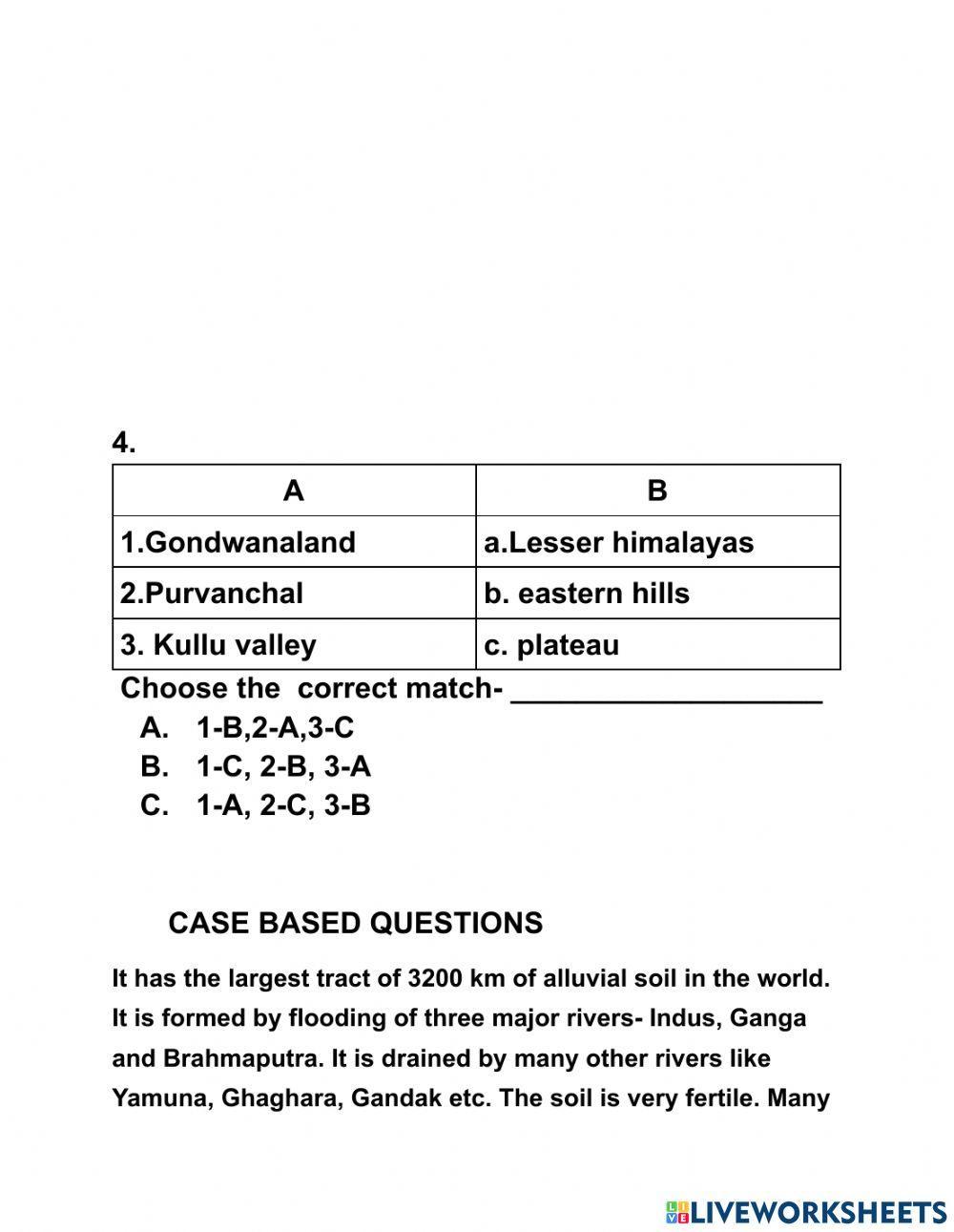 Revision worksheet- half yearly worksheet | Live Worksheets