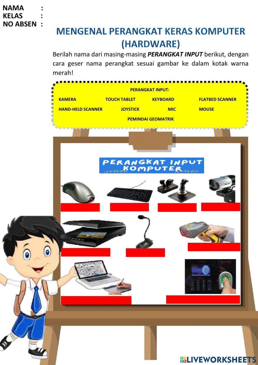 Perangkat Keras Komputer online exercise for Semester Satu | Live Worksheets