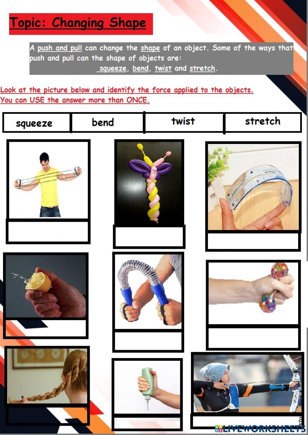 force push pull twist