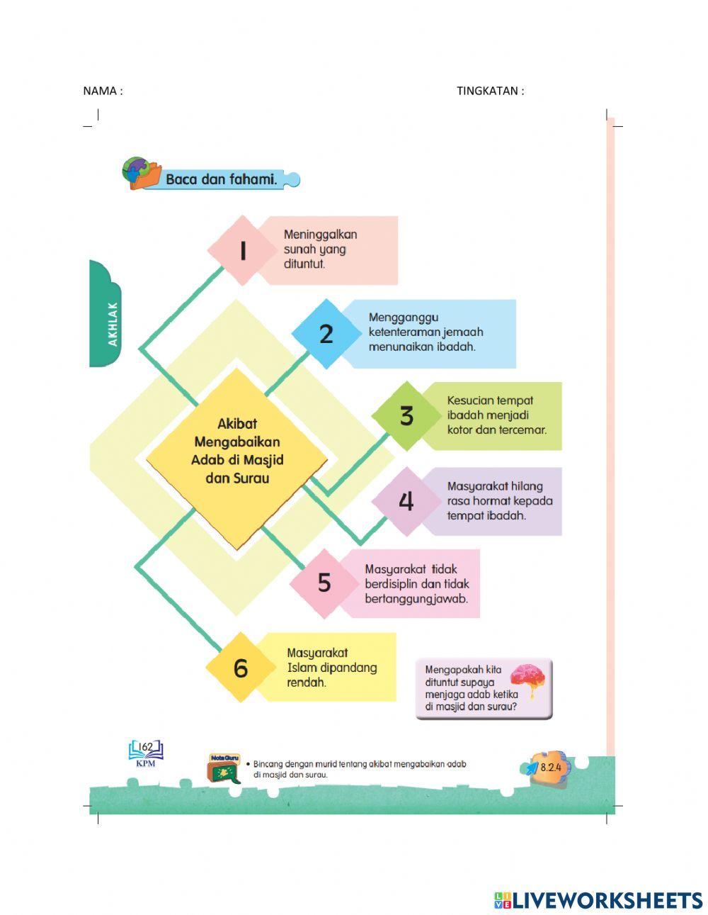 Adab di dalam masjid 1368976 | azmierahim | Live