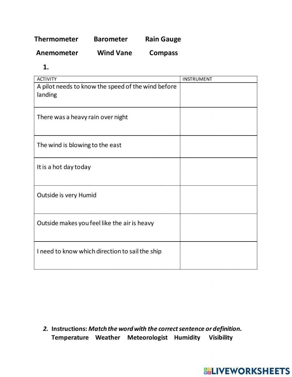 Earth Science | angel701 | Live Worksheets