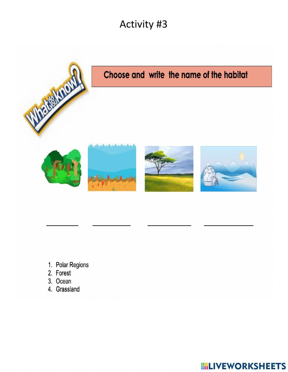 3871557 | Types of habitats | Analis Ortega