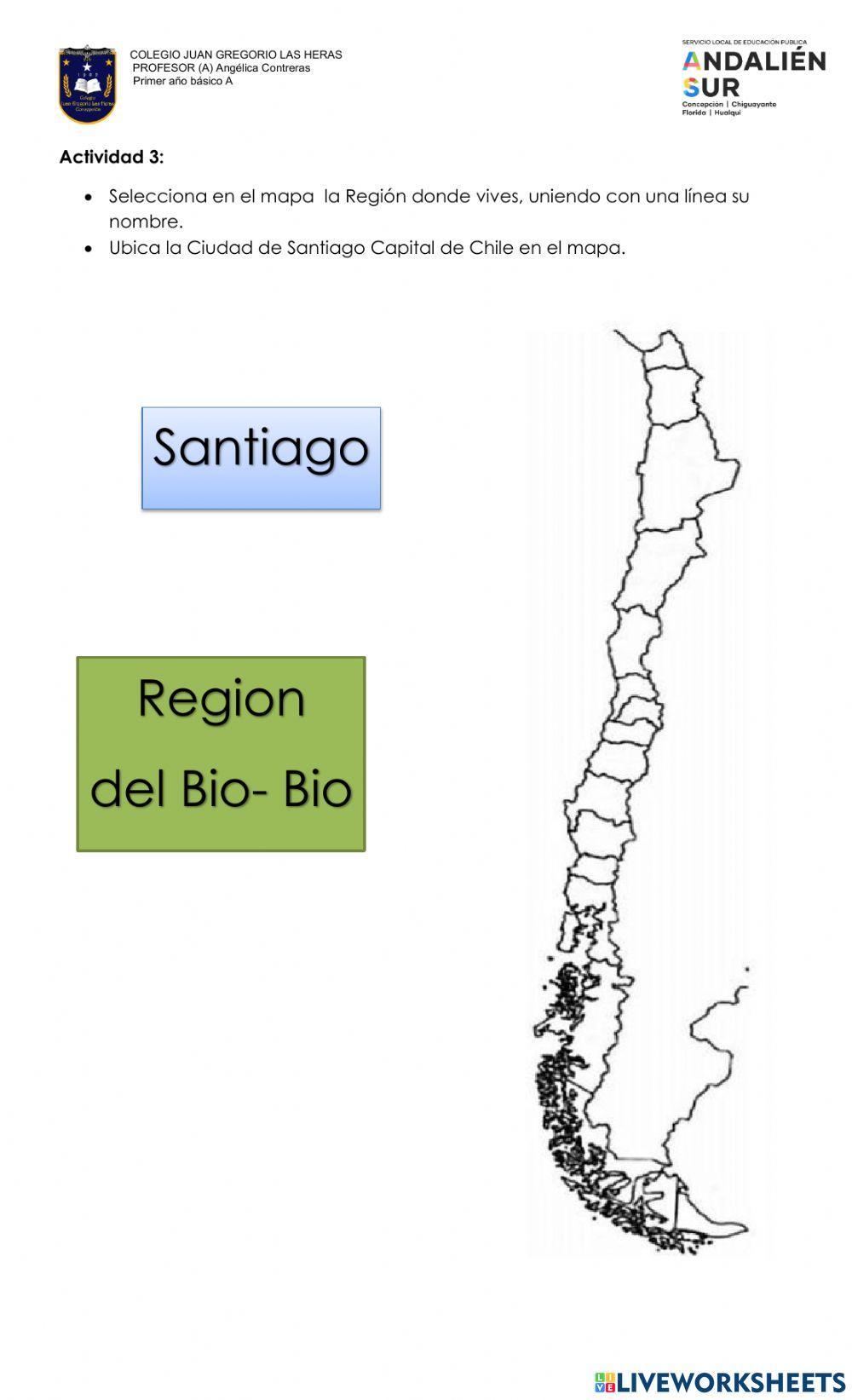 1371124 | Ubicar Chile en el MAPA | Angelica