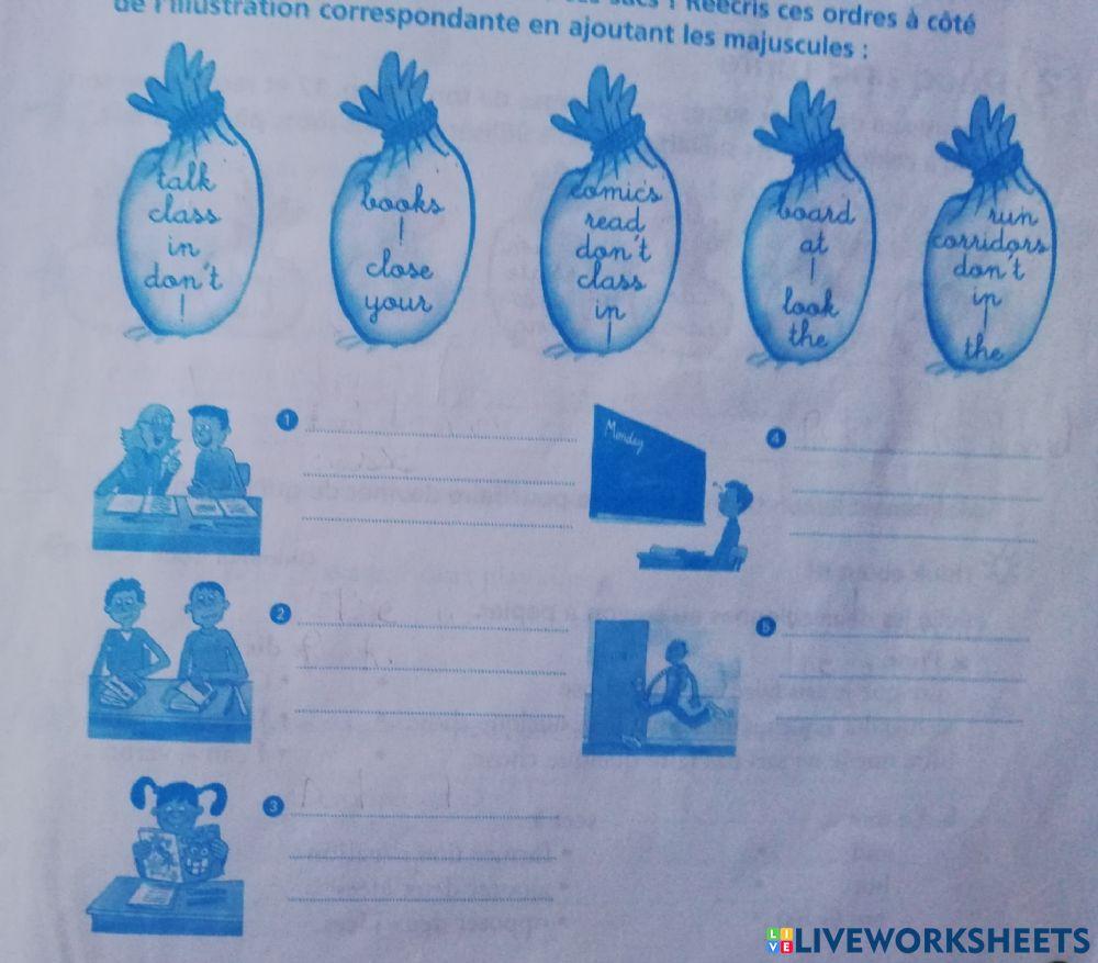 1371347 | Orders | Aude Perrin | LiveWorksheets