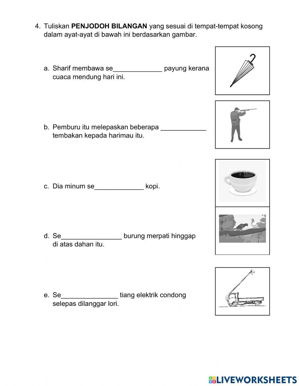 Kertas 2 1371711 | cikguctrokiah | Live Worksheets