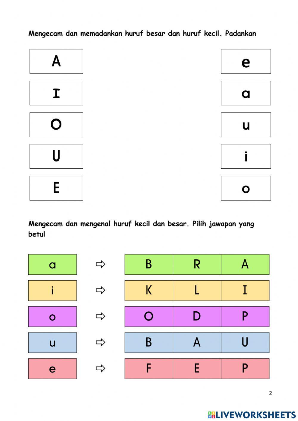 3375551 | HURUF VOKAL BESAR DAN KECIL | sh0880