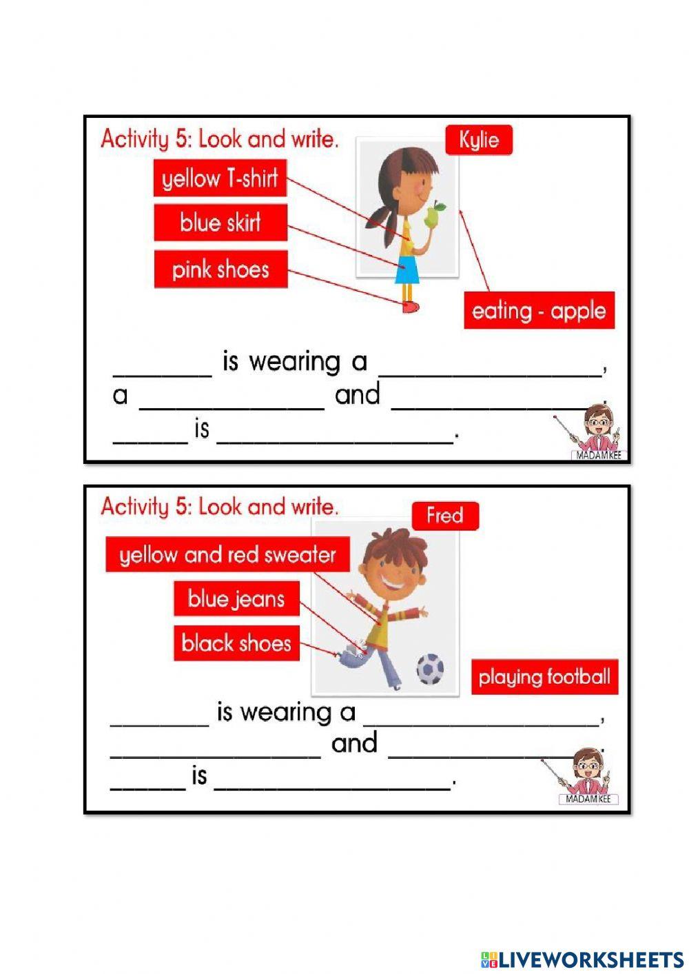 Get Dressed 1372271 | thinashan | Live Worksheets