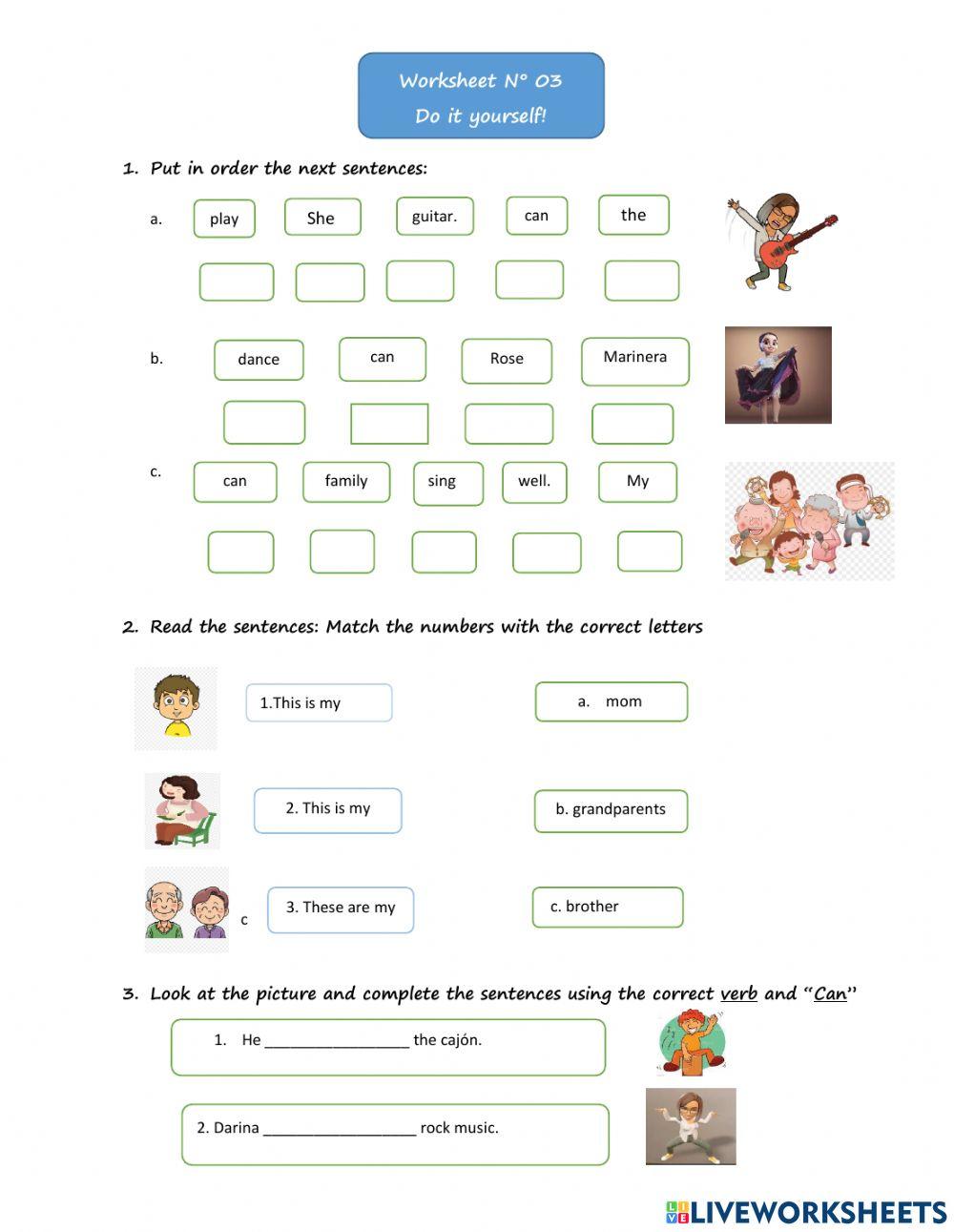 Worksheet online exercise for Third Grade | Live Worksheets