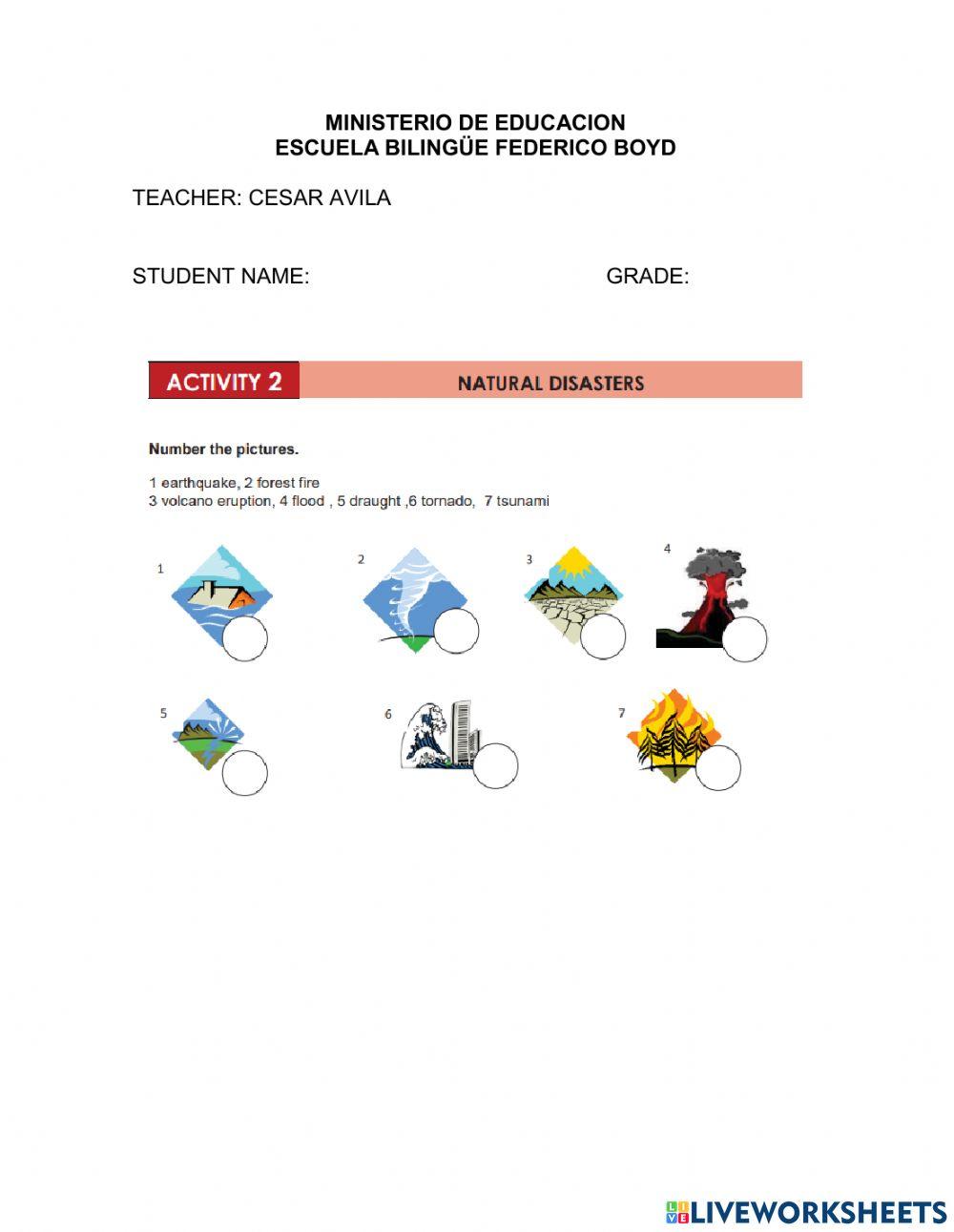 Global warming online pdf worksheet for Grade 4th | Live Worksheets