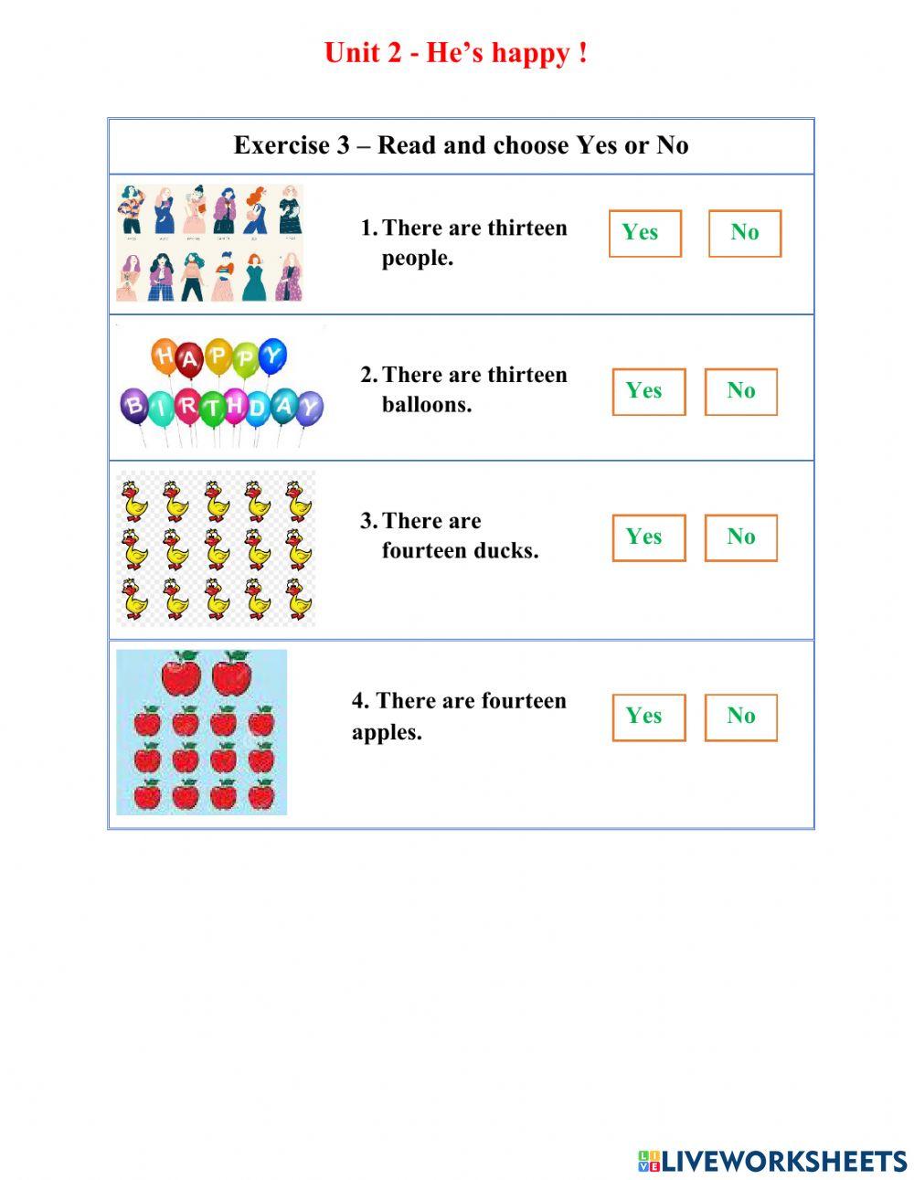 G2 unit 2 3-4 worksheet | Live Worksheets