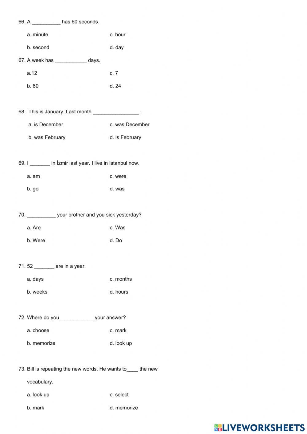 ALC Book 3B Reading practice part 2 worksheet | Live Worksheets