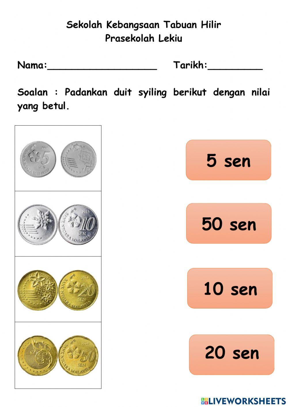 Matematik awal MATEMATIK AWAL worksheet | Live Worksheets