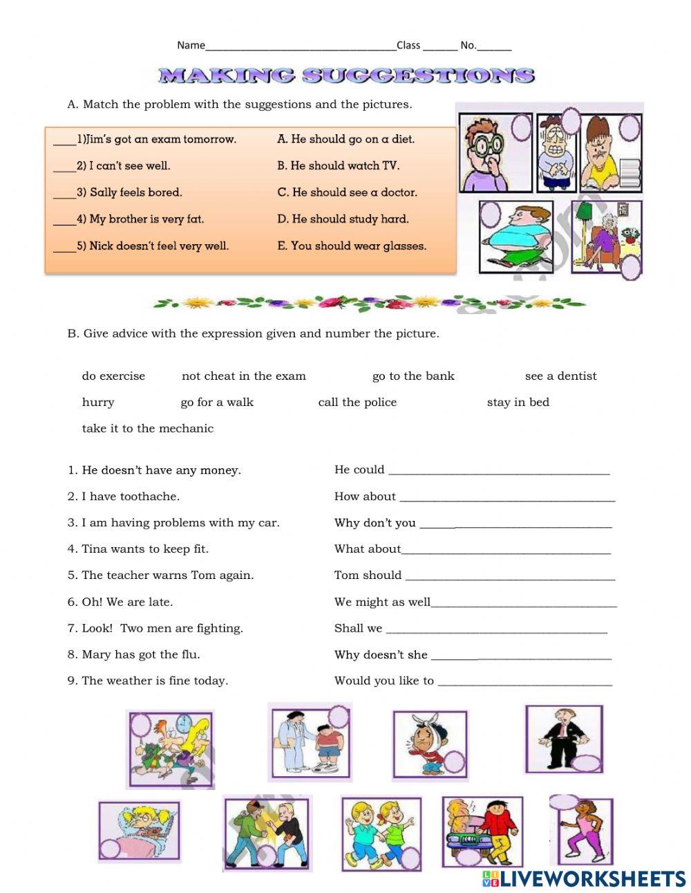 Making Suggestion 2 1908293 | Teacheramornrat