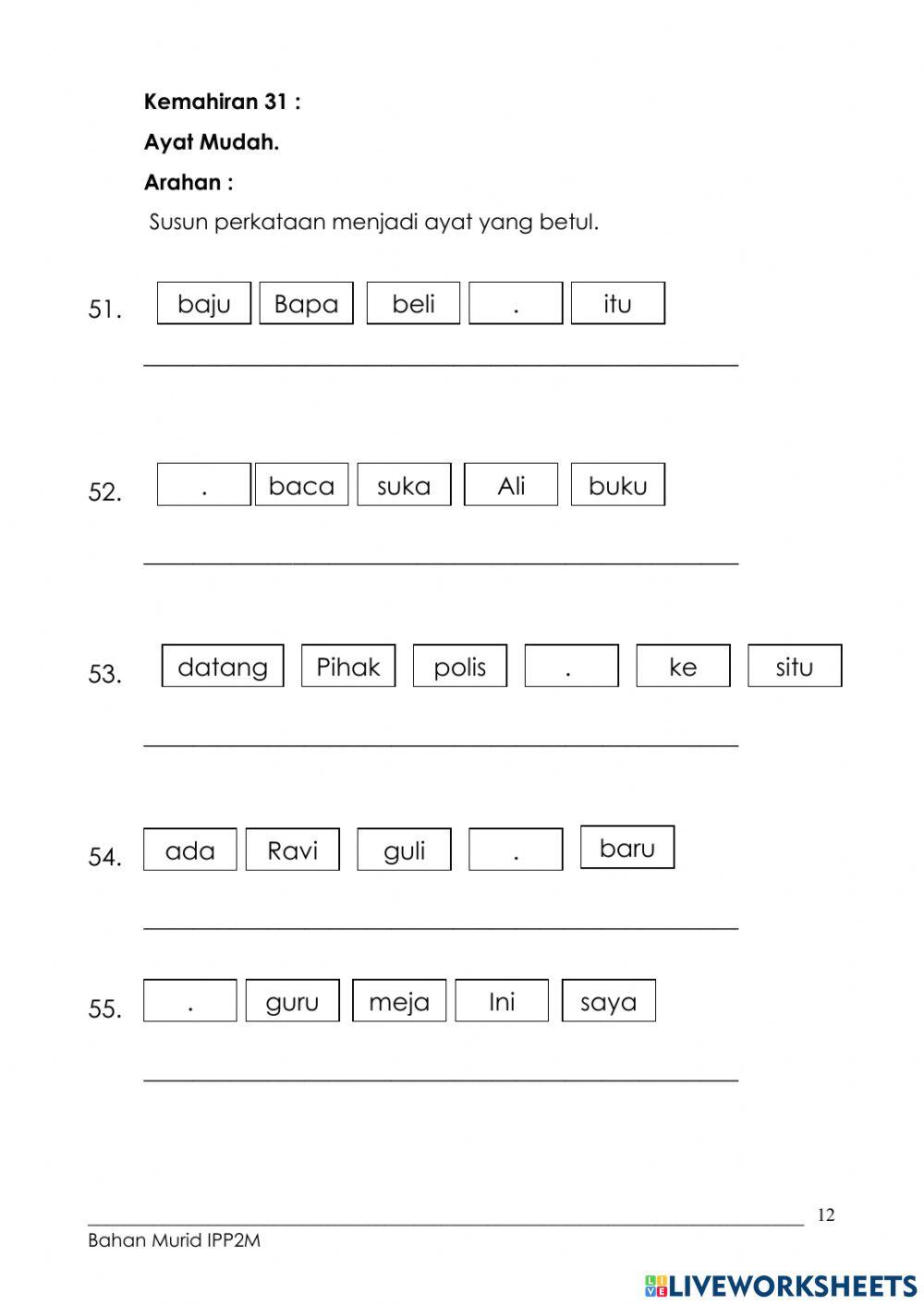 Instrumen penentu penguasaan membaca dan menulis (ipp2m) interactive ...