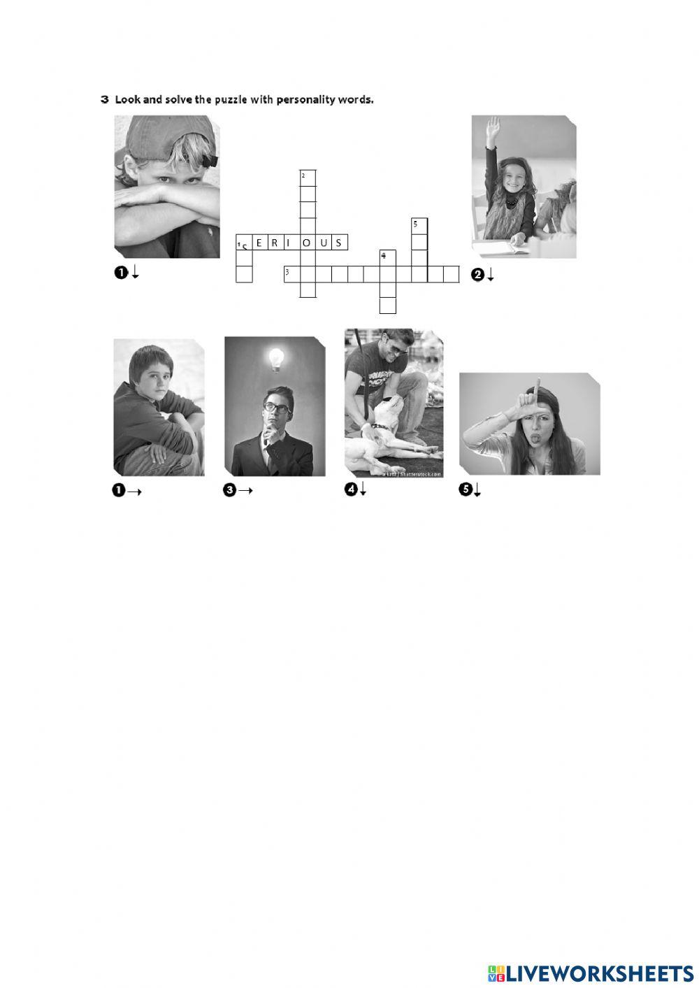 Present Simple x Continuous x Describing People online exercise for ...