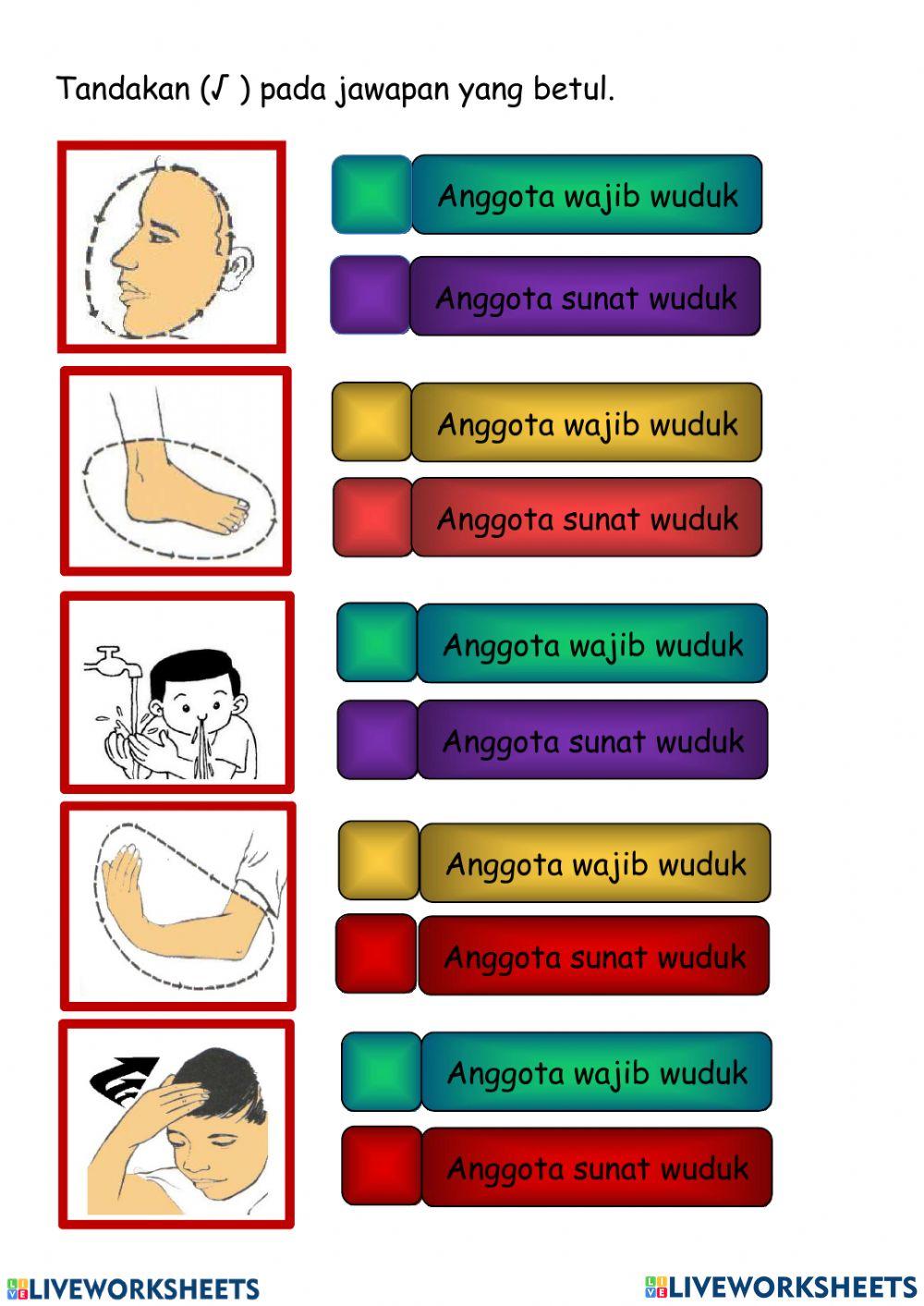 Ibadah interactive worksheet for Nur Kasih 2 | Live Worksheets