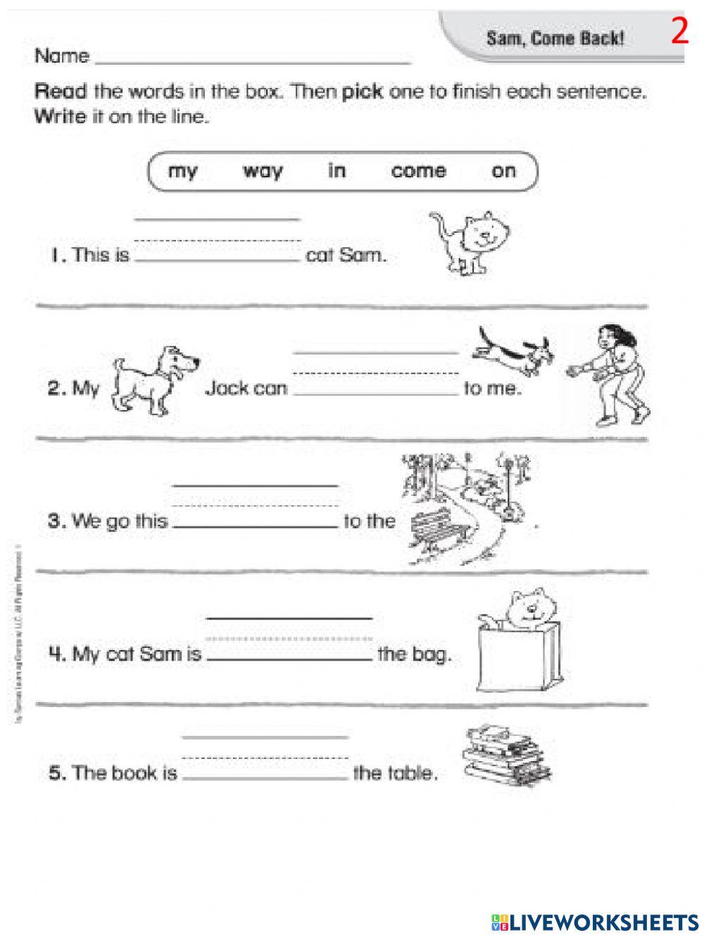 HFW worksheet 2 6808828 | Liliana Jimenez | Live