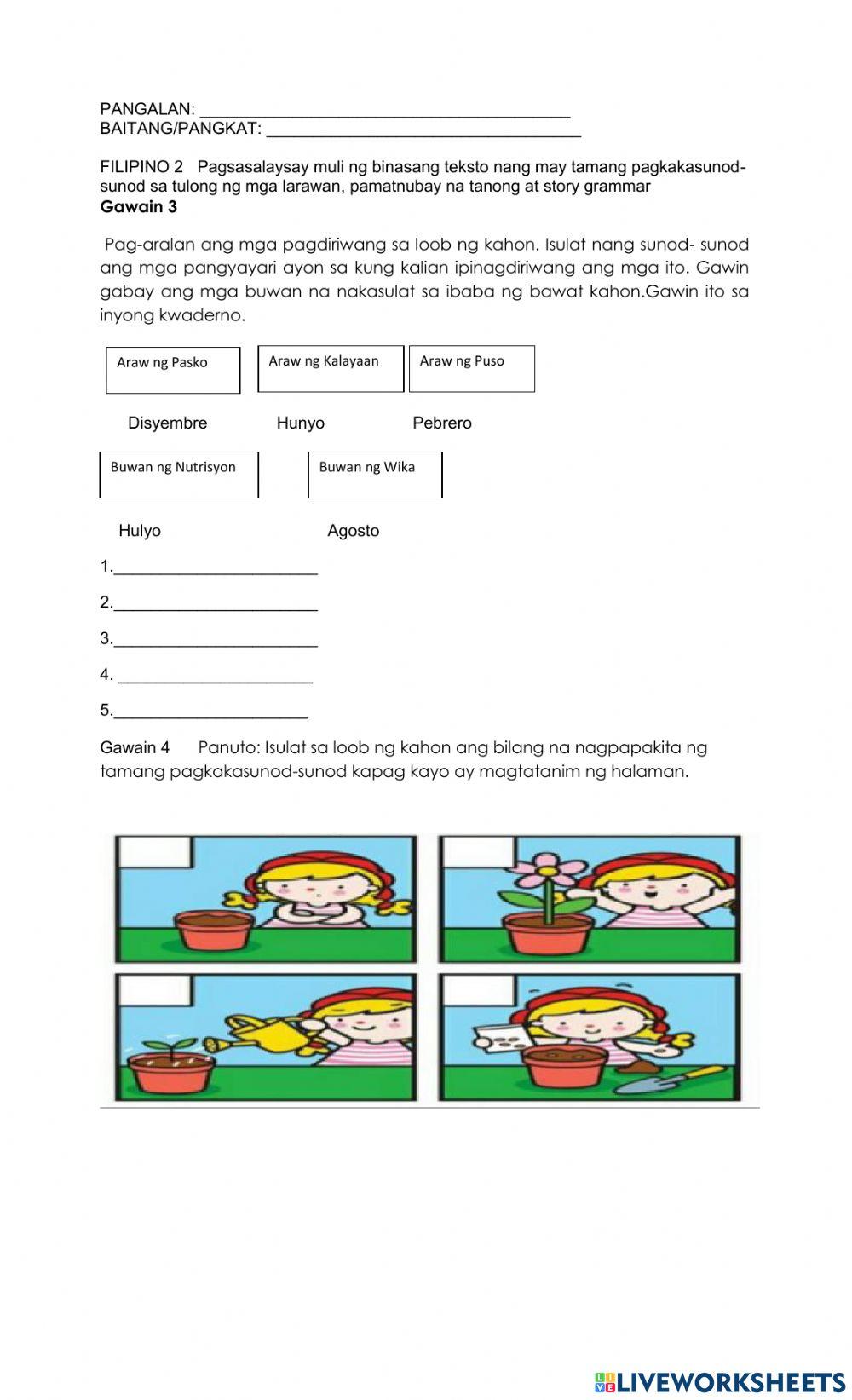 Pagkakasunod Sunod Ng Mga Pangyayari Worksheet Live, 42% OFF Pagkakasunod Sunod Ng Mga Pangyayari Worksheet Live, 42% OFF