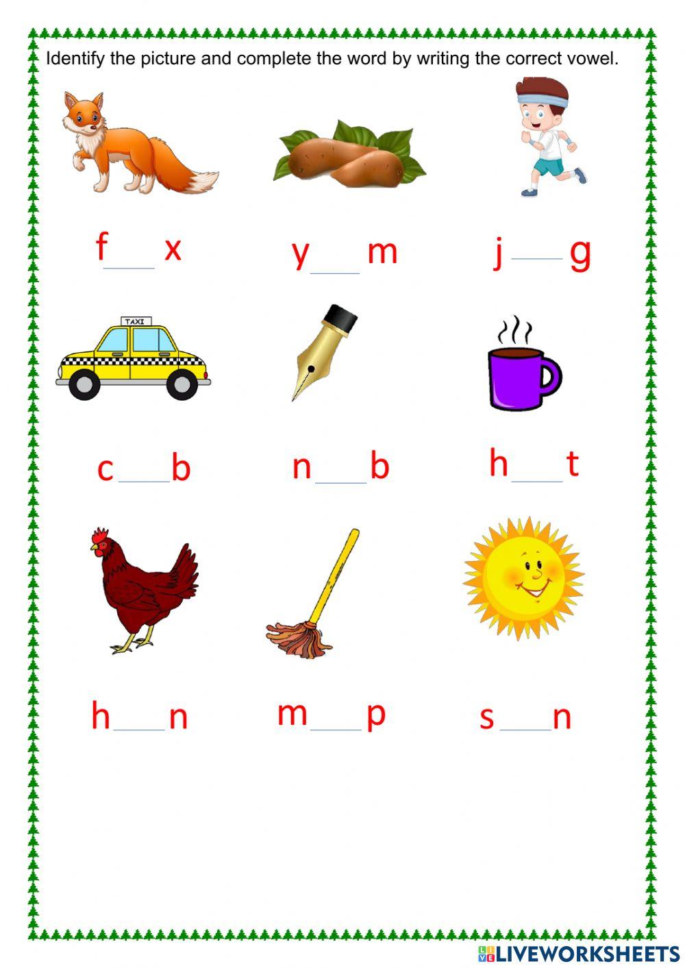 Jan english worksheet 1 LKG A online exercise for | Live Worksheets