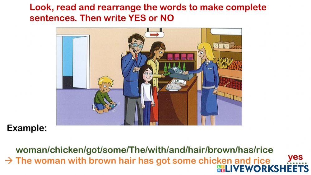 Reading and writing interactive worksheet for starter | Live Worksheets