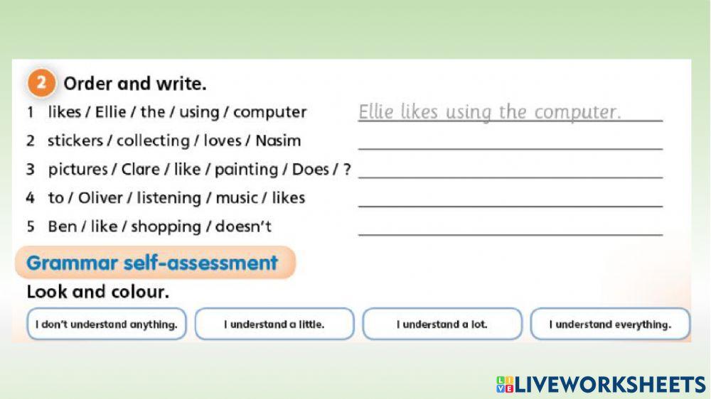 Tiger Time P4 Review Unit 5 and 6 online exercise for | Live Worksheets