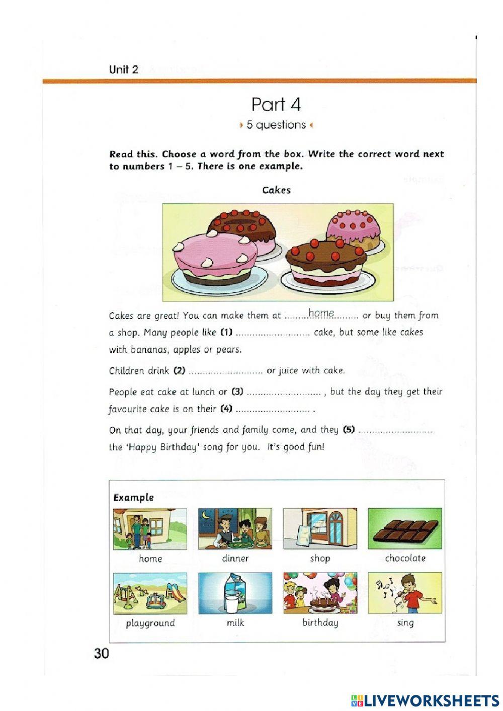 STARTERS online exercise for | Live Worksheets