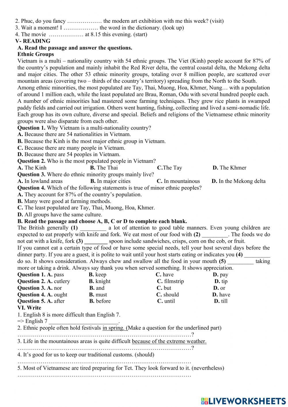 E8 - first term… | Free Interactive Worksheets | 1787108