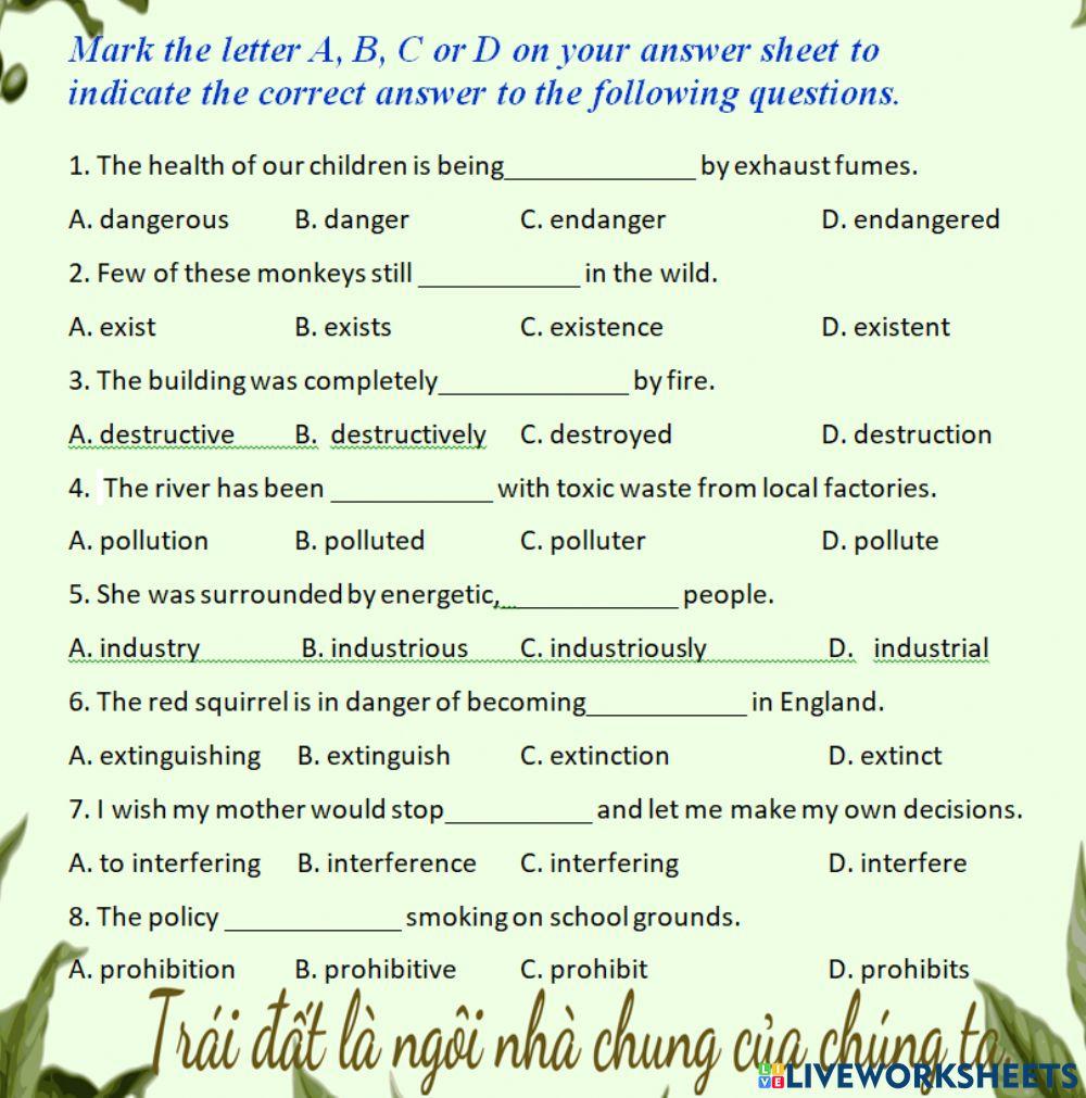 Unit 10. reading-checking vocabulary worksheet | Live Worksheets