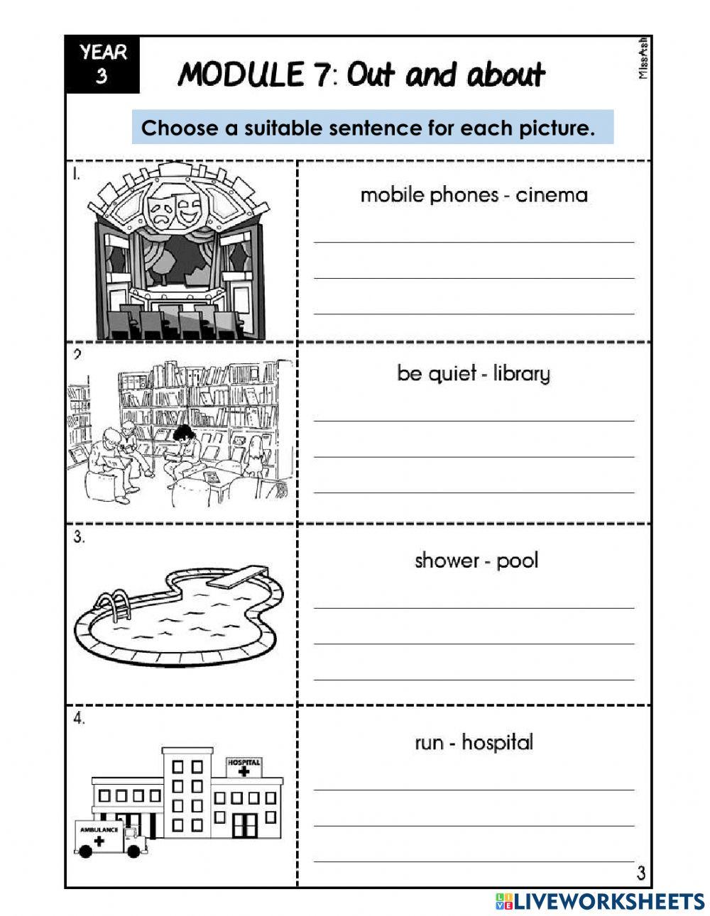 Year 3: Module … | Free Interactive Worksheets | 1787463