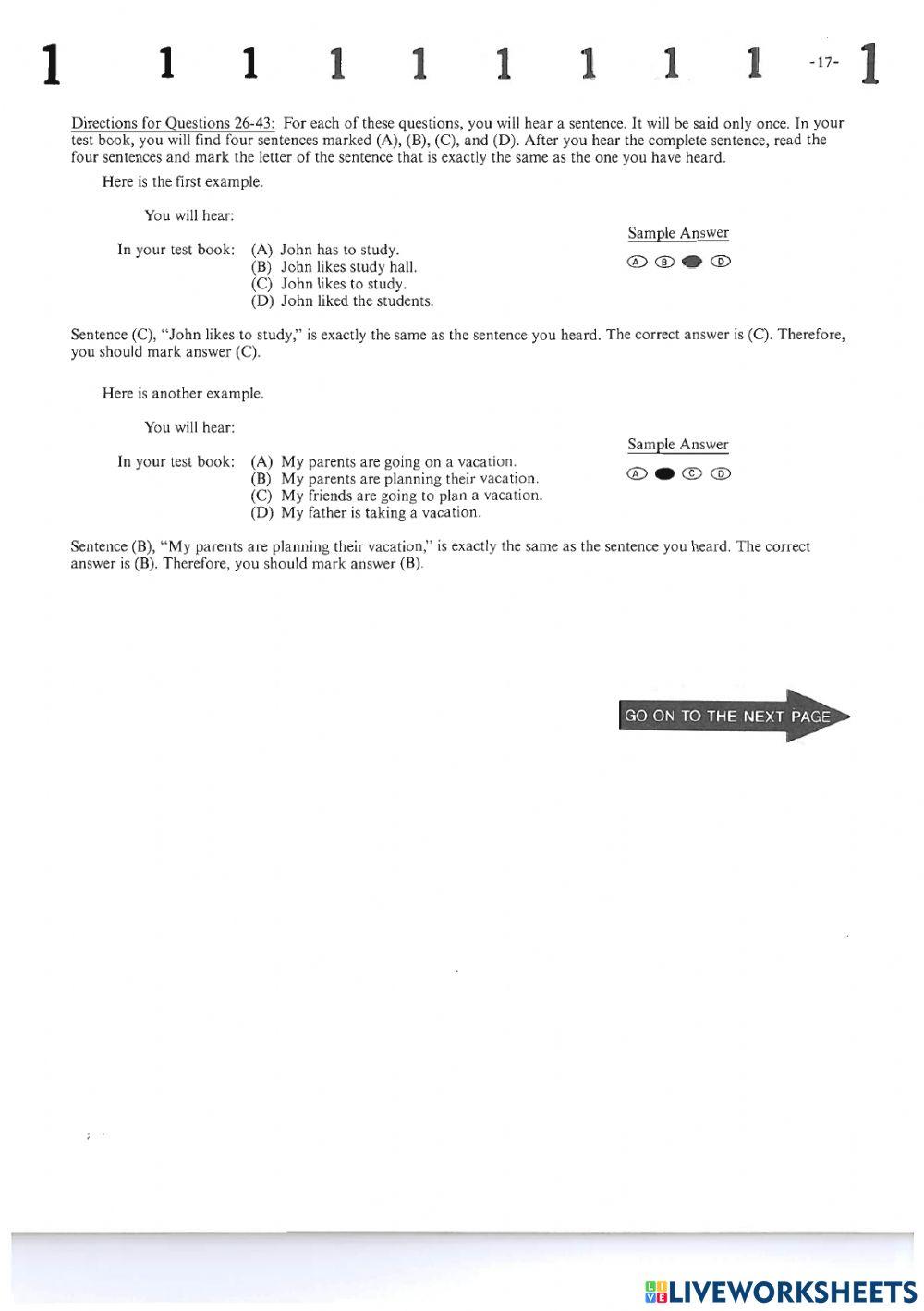 5275224 | eltis slep test part 2 | Emilia Calvo