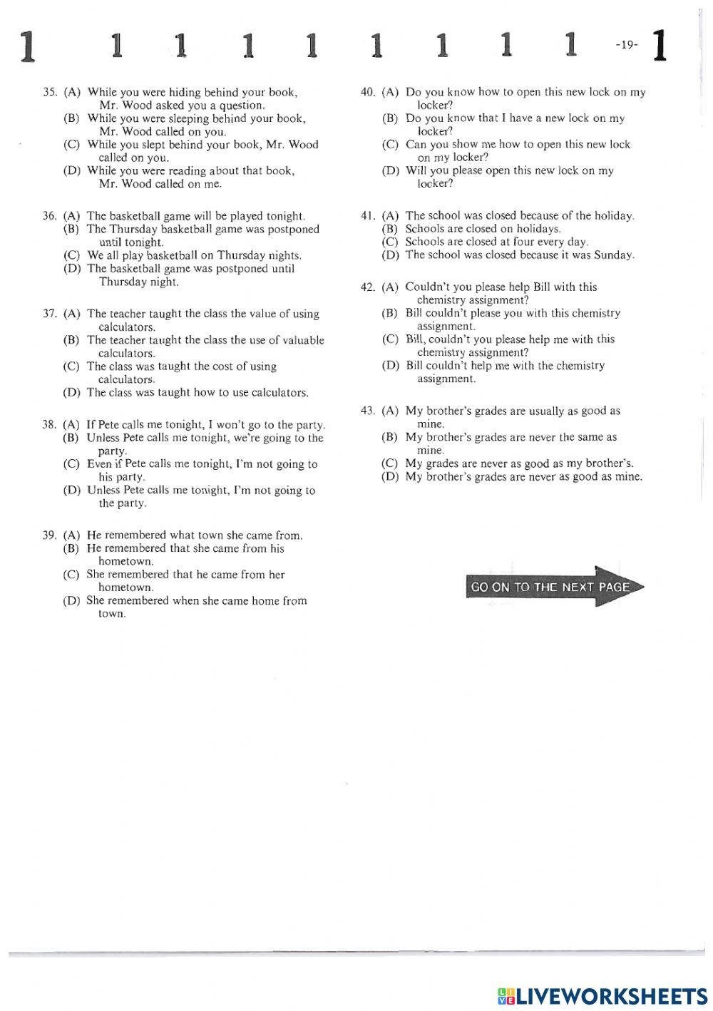 5275224 | eltis slep test part 2 | Emilia Calvo