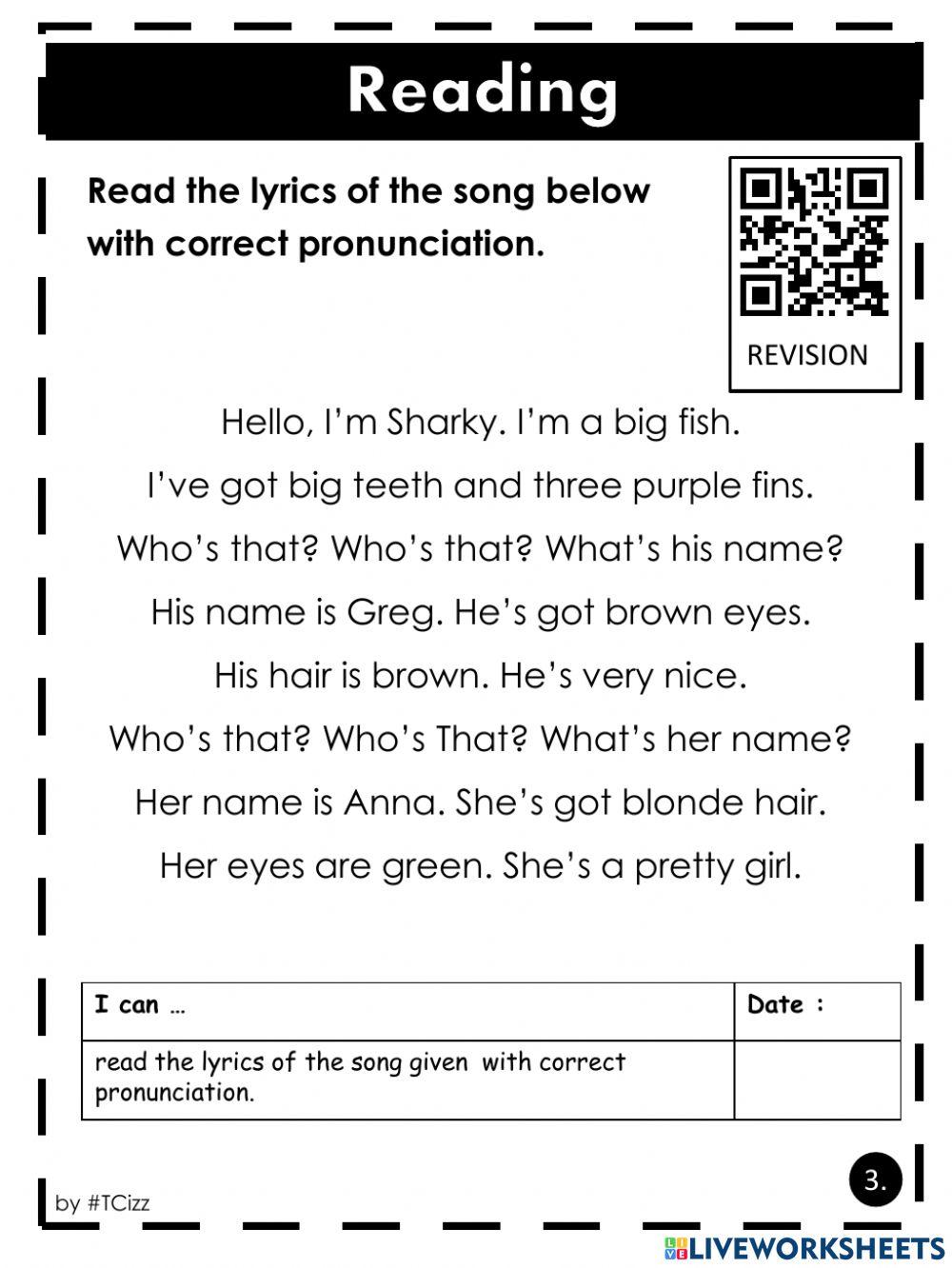 5275422 | year 3 module 1 | Shammey | LiveWorksheets