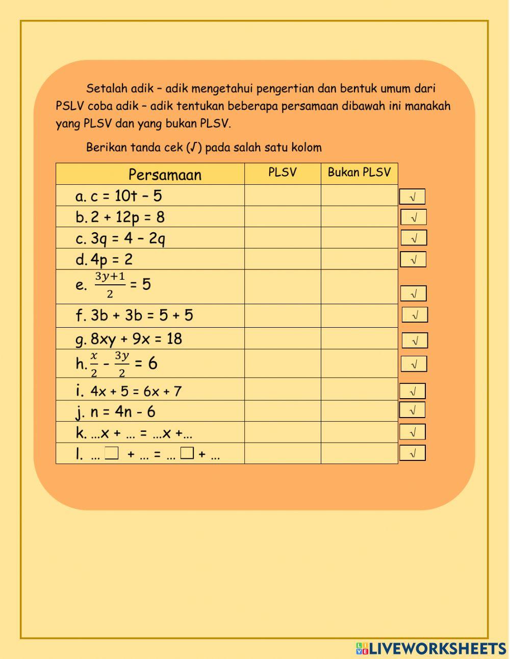 Lkpd plsv 1788652 | pvantovani | Live Worksheets