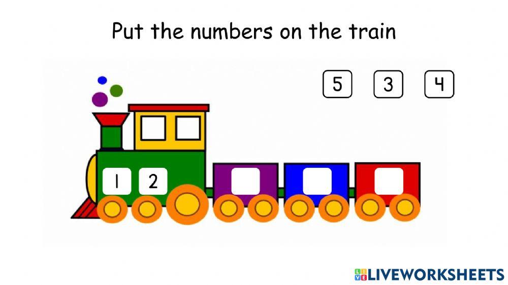 Numbers 1 to 5 1788823 | taforde | Live Worksheets