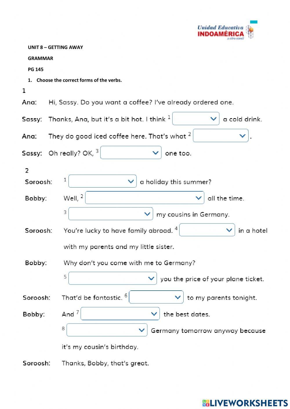 1788832 | 2do -unit 8 pg 145 | lore8877 | LiveWorksheets