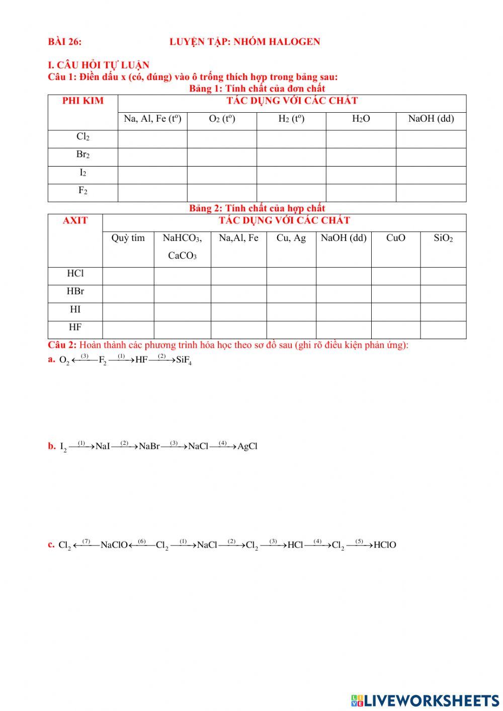 phiếu luyện tập halogen tự luận 4082452 | vuthuha_nbk