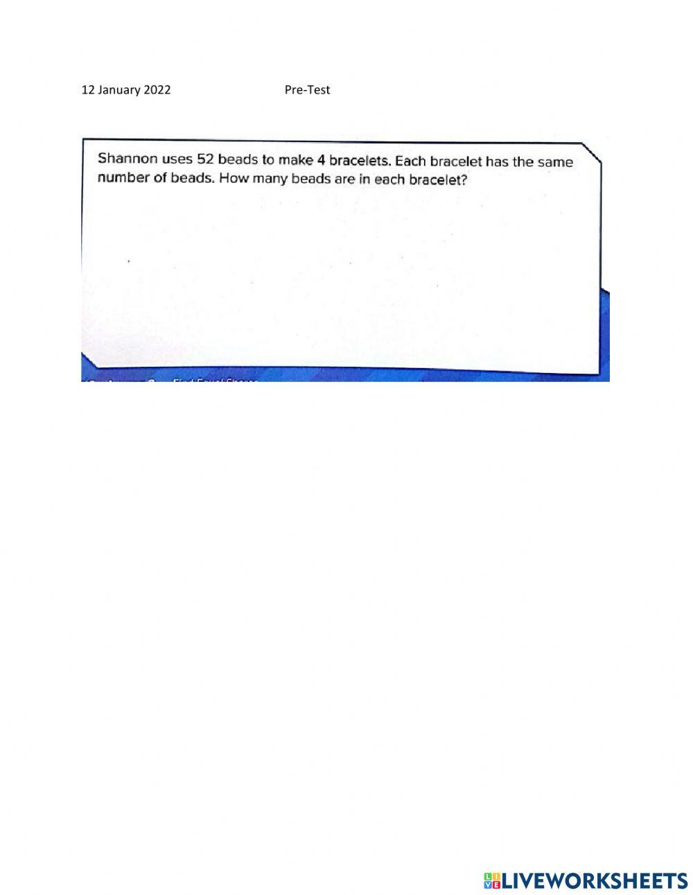 Share Equally online exercise for | Live Worksheets