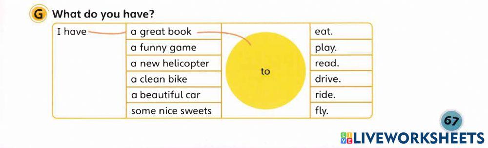 Unit 2: what do you do? lesson 3: borrowing things worksheet | Live ...