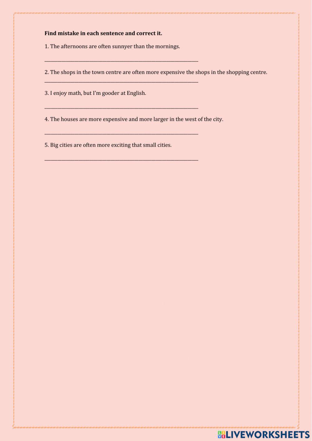 1790668 | Comparatives (Elementary) | linguaweblviv