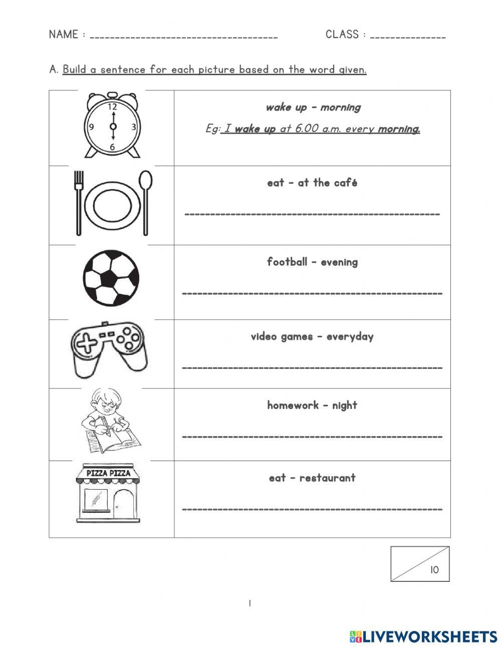 PAPER 2: REVISION online exercise for | Live Worksheets