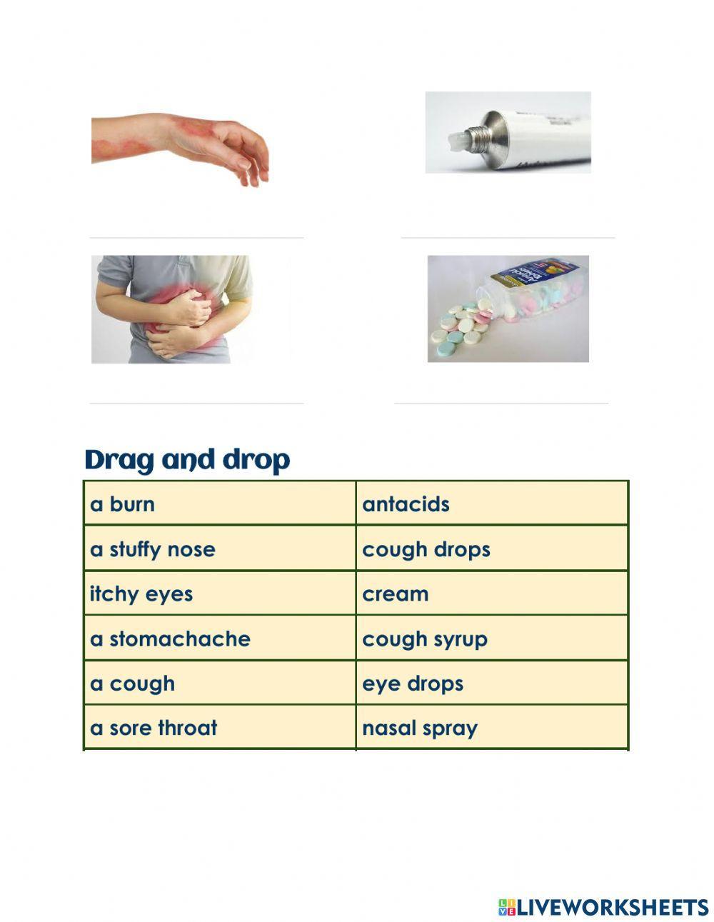 I have a sore throat, I need cough drops. 1219 | OCDSB