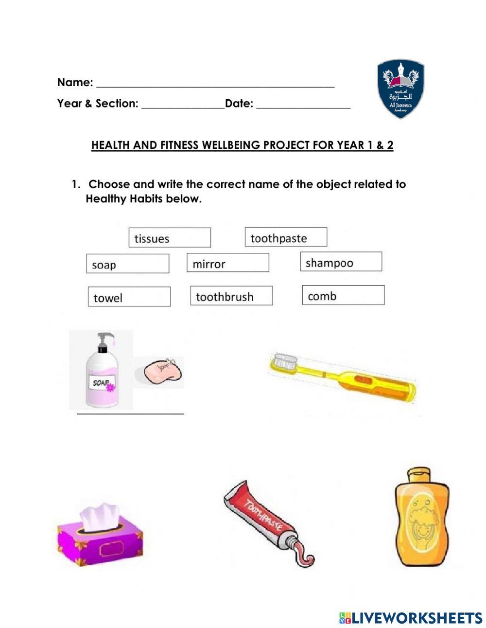 W3- Year 1-2 - Health and Fitness Wellbeing - pg.1 online exercise for ...